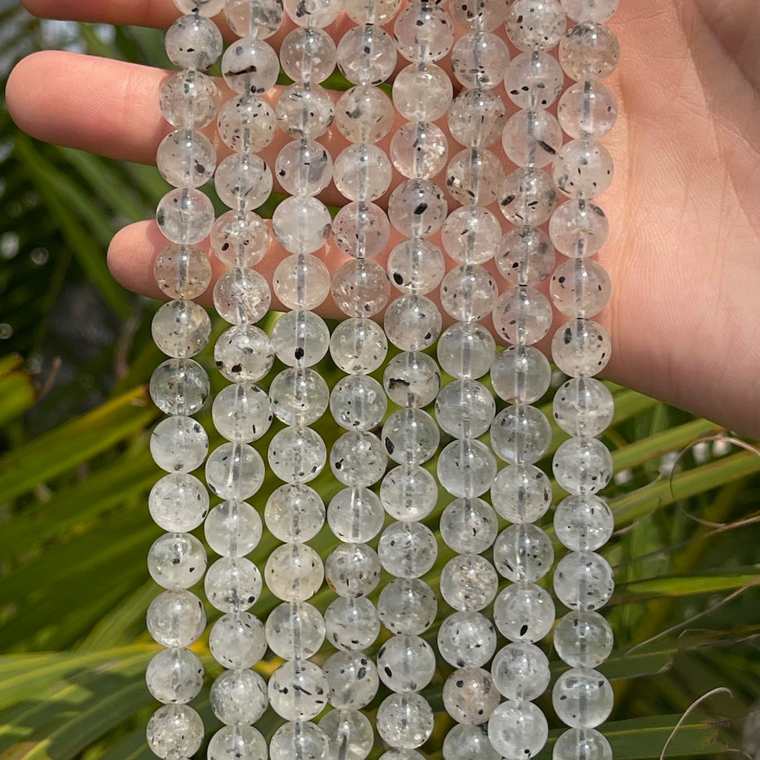 Pitaya Quartz Beads, Dragon Fruit Stone Beads Round, Smooth Gemstone ...