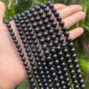 Natural Jet Beads, Black Jet Crystal Beads, Gemstone Beads for Jewelry ...