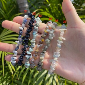 Crystal Chip Bracelets, Stretchy Crystal Bracelets, Gemstone Chip Beads ...
