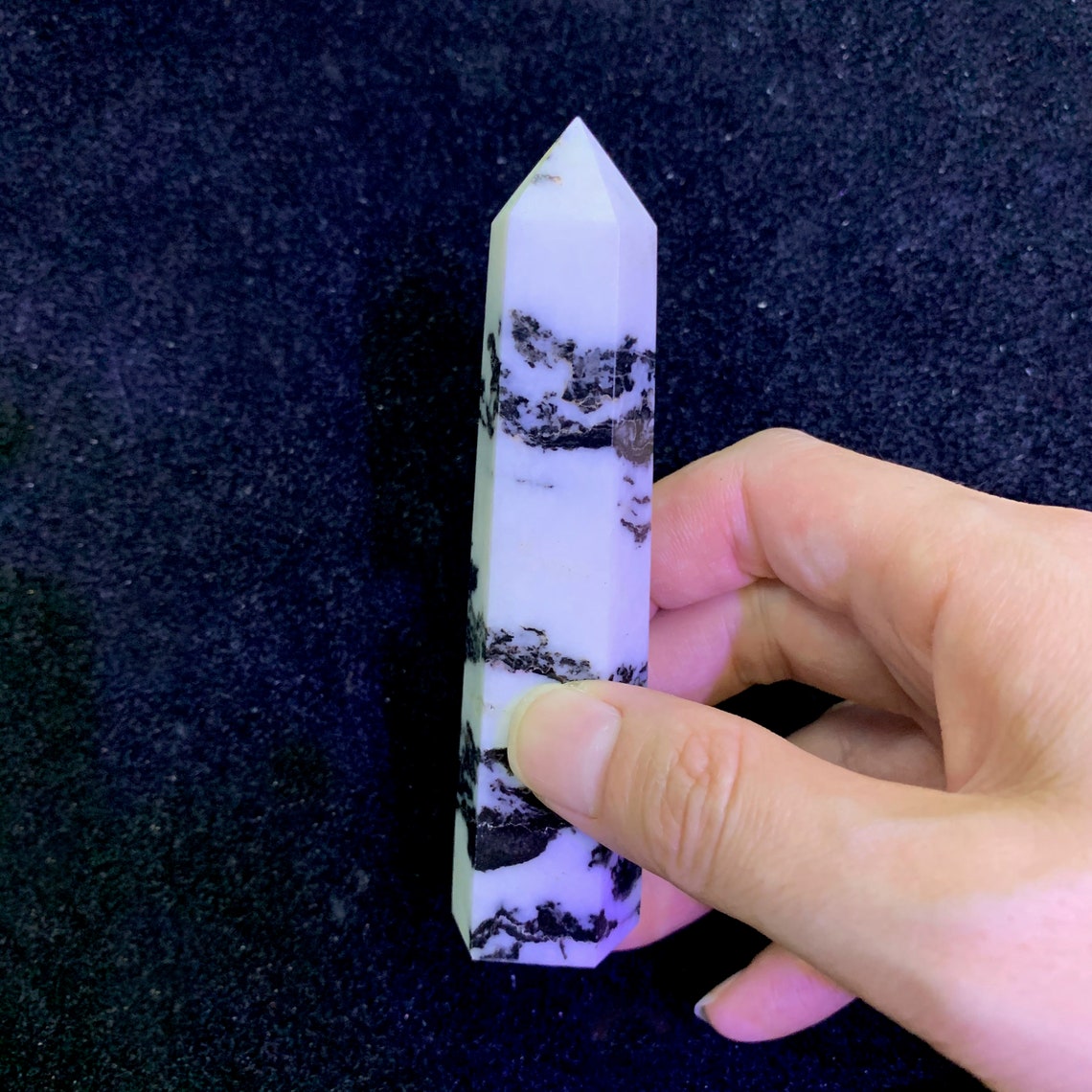 Natural Zebra Jasper Point Zebra Quartz Tower/zebra Jasper - Etsy