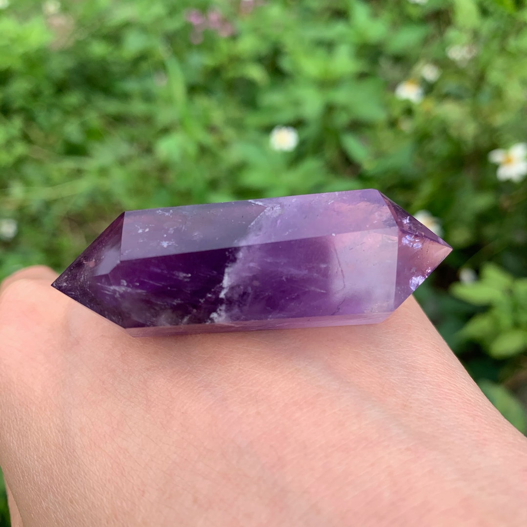 NEW Amethyst Double Terminated Points, Amethyst Point, One Point Darker ...