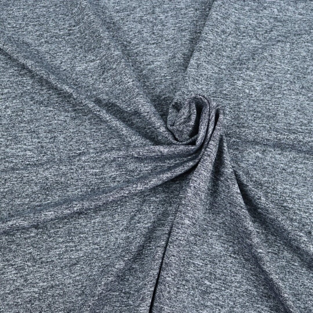 58-60" 280GSM Gray Melange Nylon/polyester/spandex Scuba Knit Jersey ...