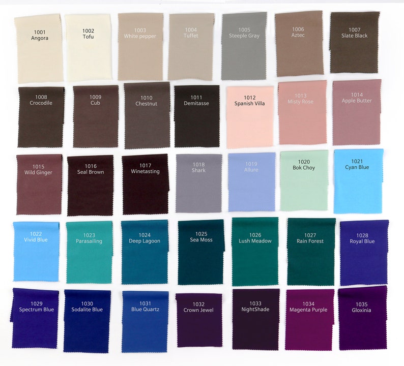 Color10011035total 145 Colors 58/60 200gsm 2-way - Etsy