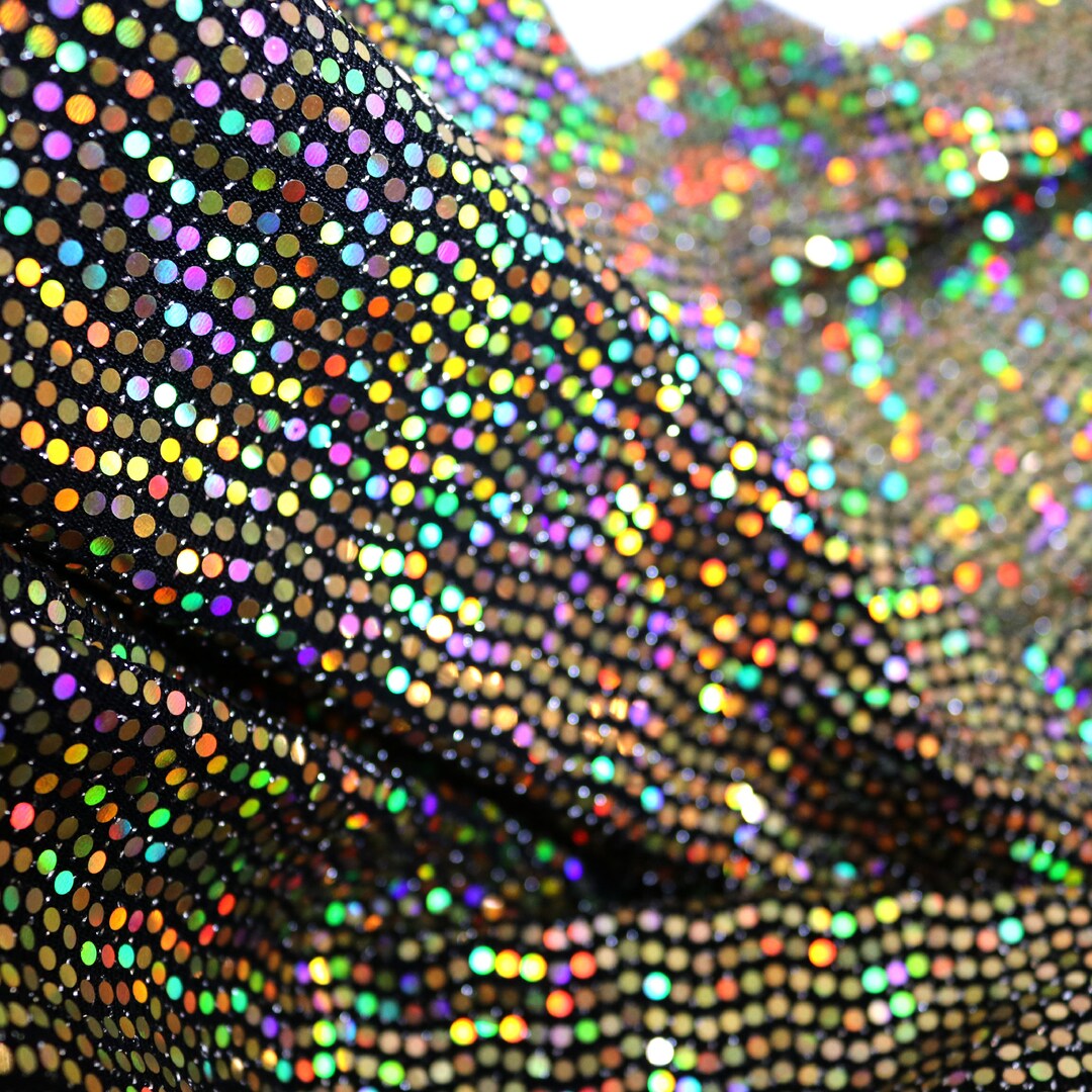 52" Cuttable Width, 200GSM, 2-way Stretch Metallic Nylon/polyester ...