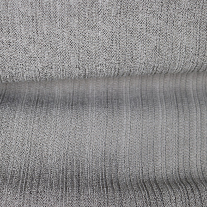 Gray Soft Polyester/rayon/spandex Knit Stretchy Fabric by the Yard, 58 ...