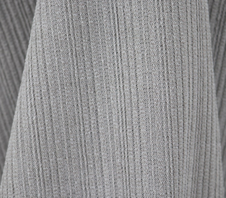 Gray Soft Polyester/rayon/spandex Knit Stretchy Fabric by the Yard, 58 ...