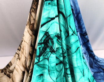 Printed Knit Fabric | Etsy