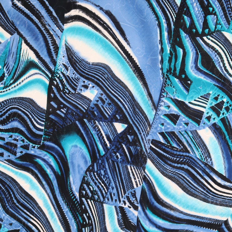 Abstract Lining Printed Fabric by the Yard, 60" Wide, Polyester/single ...