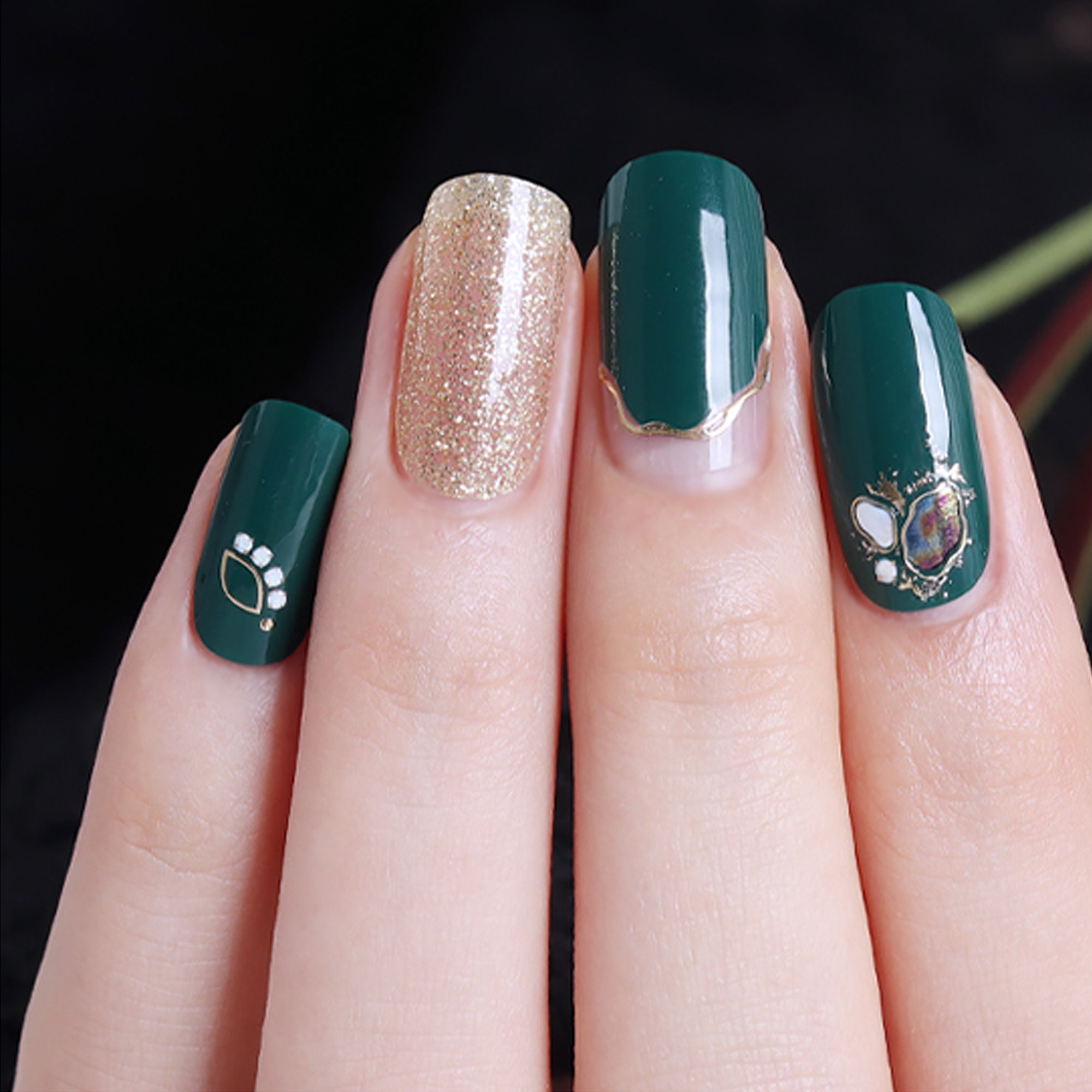 Persona Peacock 45843 - Zipkok® Gel Nail Strips 20 Nail Art Stickers in ...