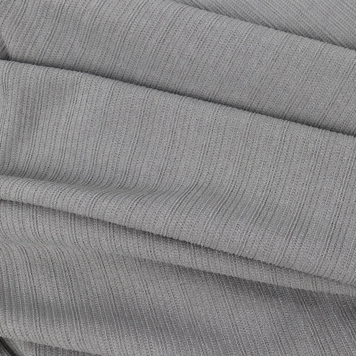 Gray Soft Polyester/rayon/spandex Knit Stretchy Fabric by the Yard, 58 ...