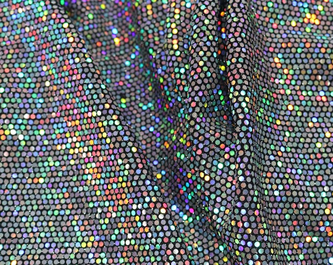 52" Cuttable Width, 200GSM, 2-way Stretch Metallic Nylon/polyester ...