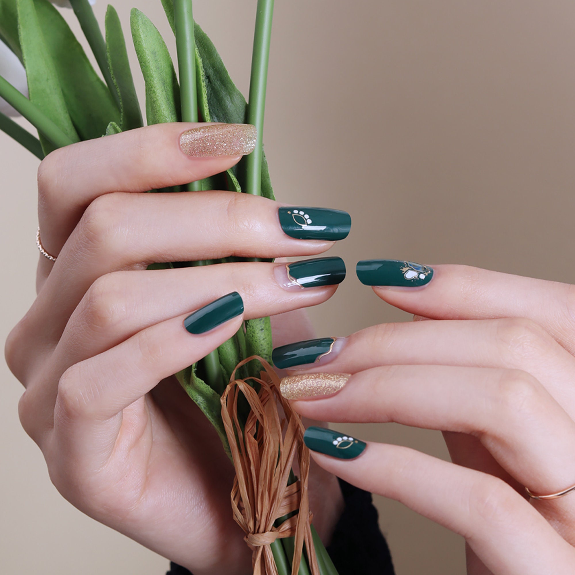 Persona Peacock 45843 - Zipkok® Gel Nail Strips 20 Nail Art Stickers in ...