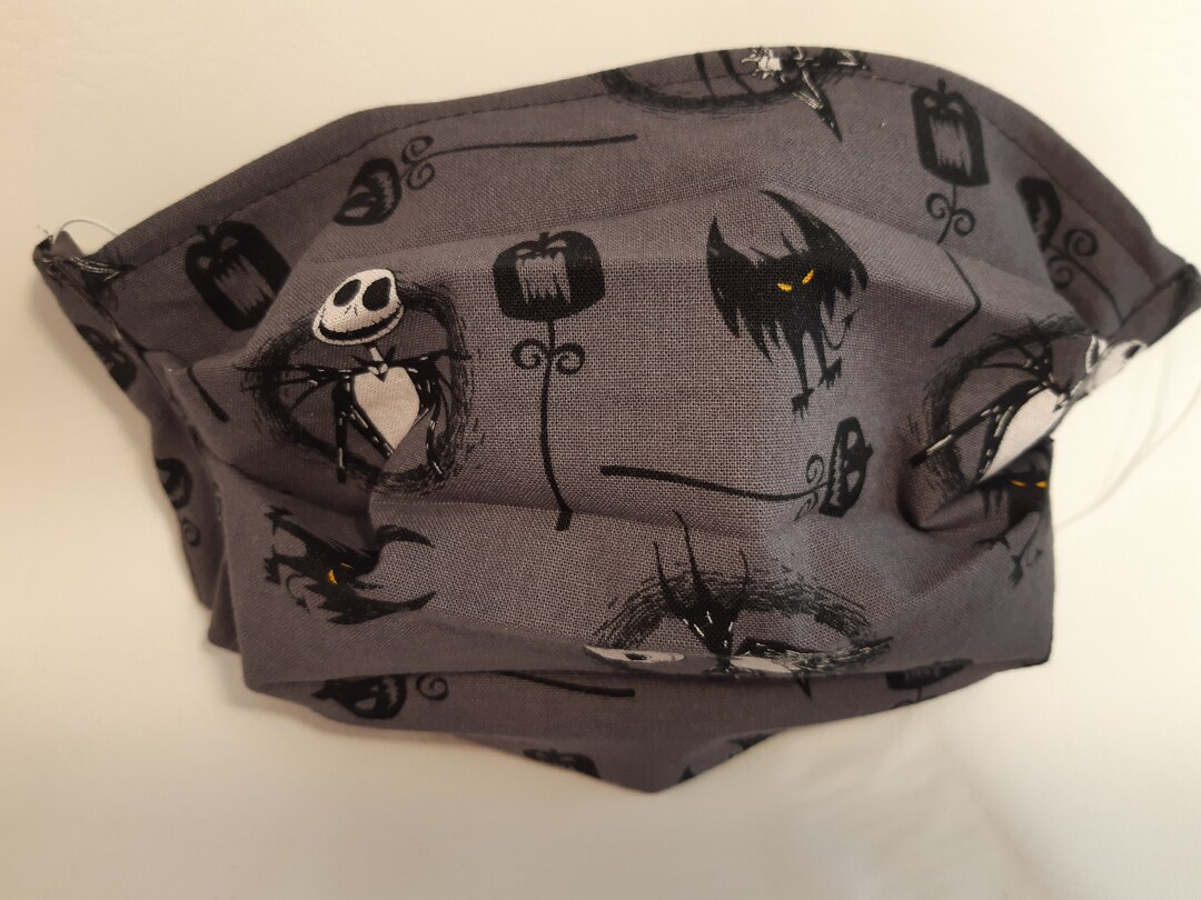 New* Nightmare Before Christmas Face Mask ( Jack Skellington "toss ...
