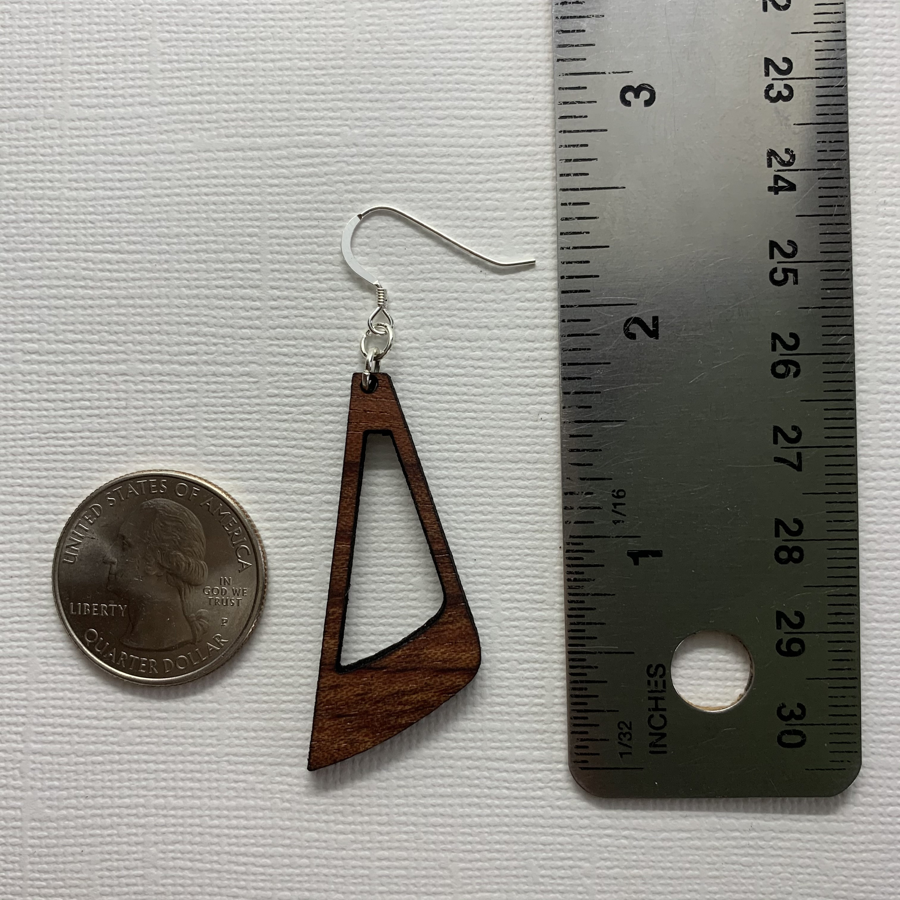 Natural Wood Earrings Wooden Earrings Handmade Earrings - Etsy