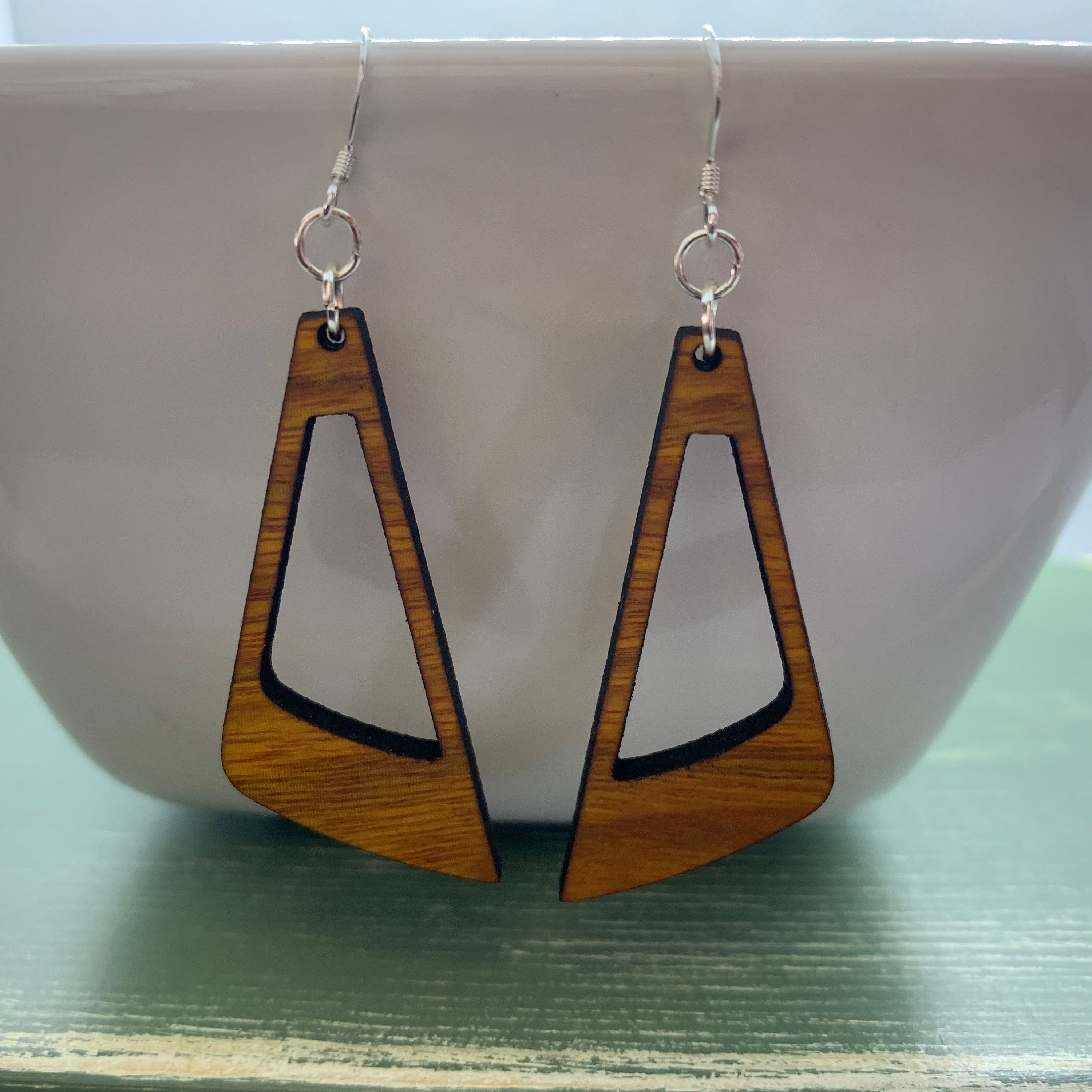 Natural Wood Earrings Wooden Earrings Handmade Earrings - Etsy
