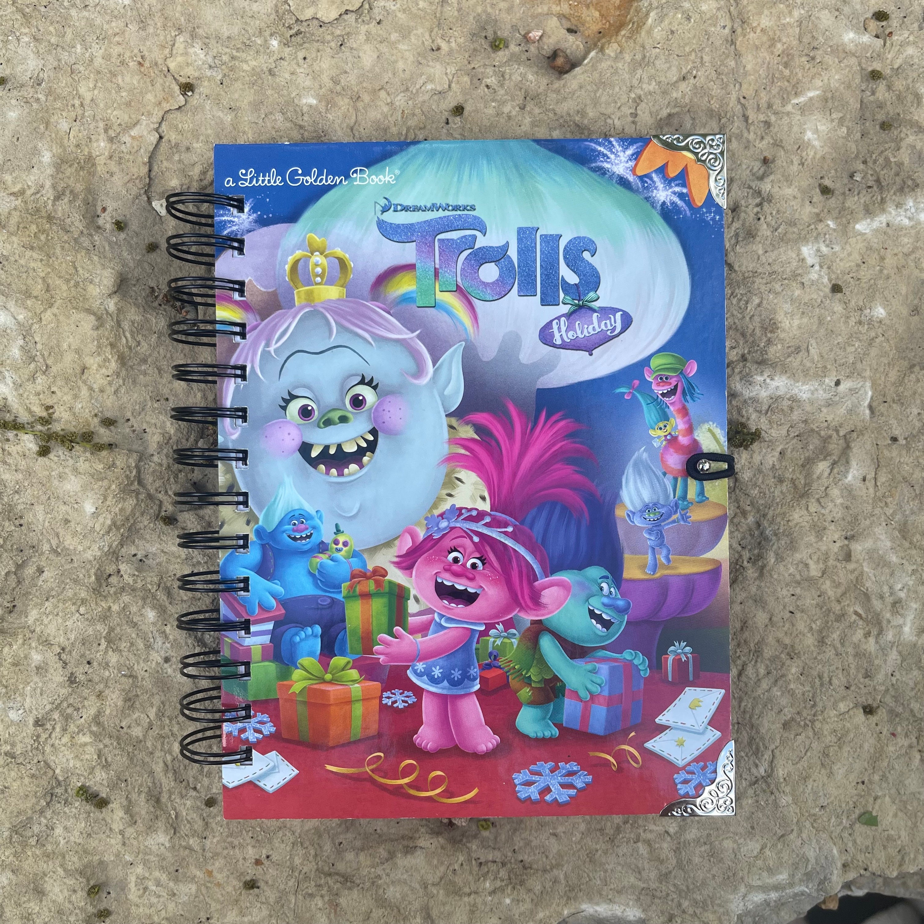 Little Golden Book Journal New Repurposed Book Trolls - Etsy