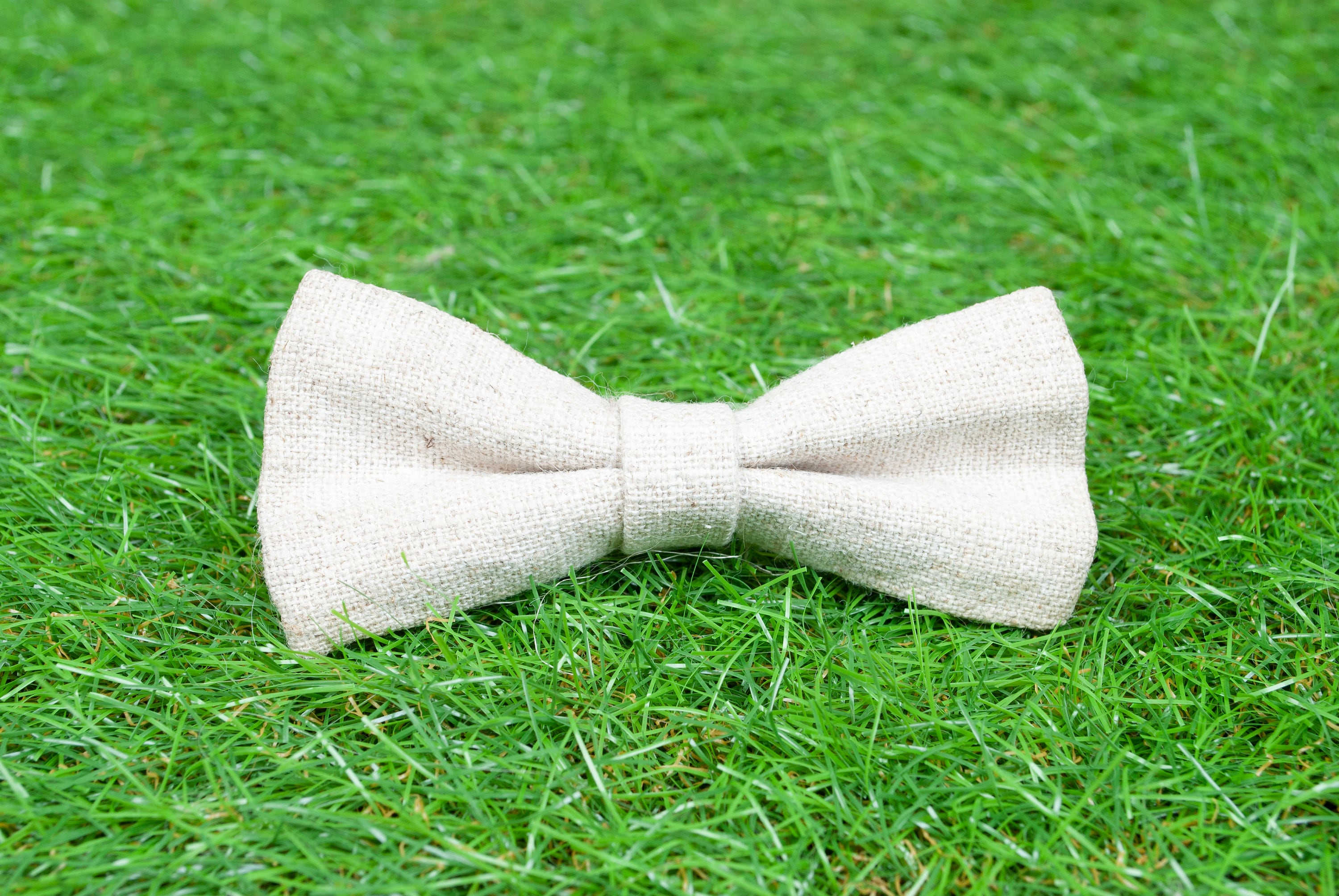 Hemp Twill Fabric Dog Bow Tie - Hemp Material Pet Bowtie - Etsy