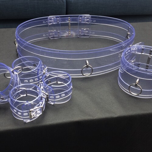 Handmade Clear PVC Lockable Bondage Waist Belt - Etsy