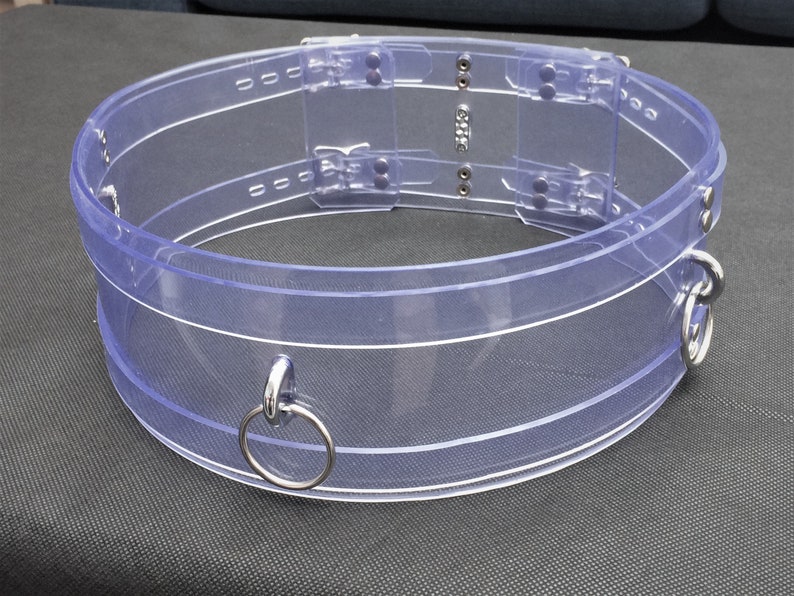 Handmade Clear PVC Lockable Bondage Waist Belt - Etsy