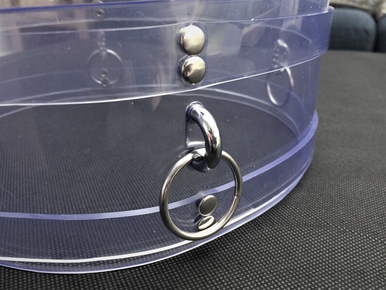 Handmade Clear PVC Lockable Bondage Waist Belt - Etsy