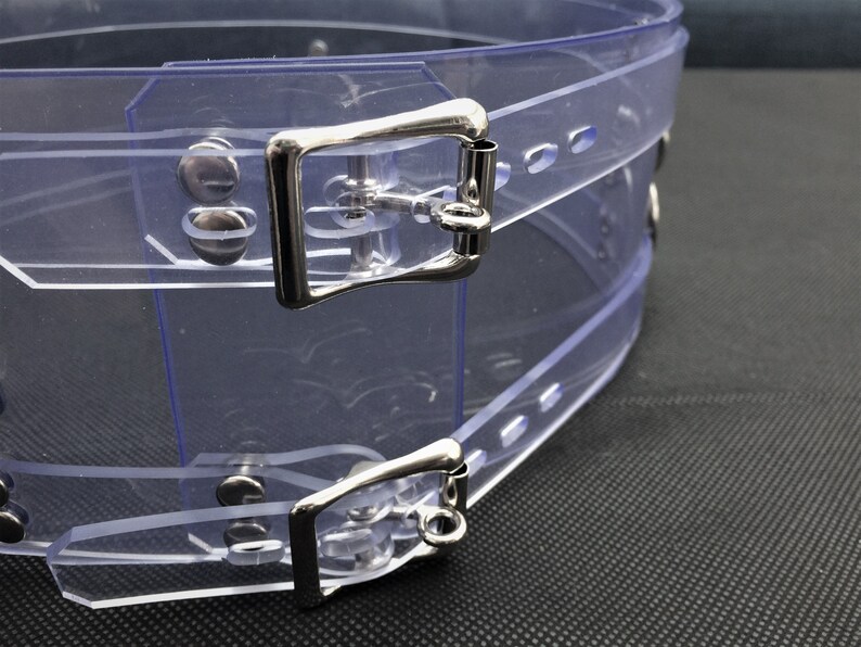 Handmade Clear PVC Lockable Bondage Waist Belt - Etsy