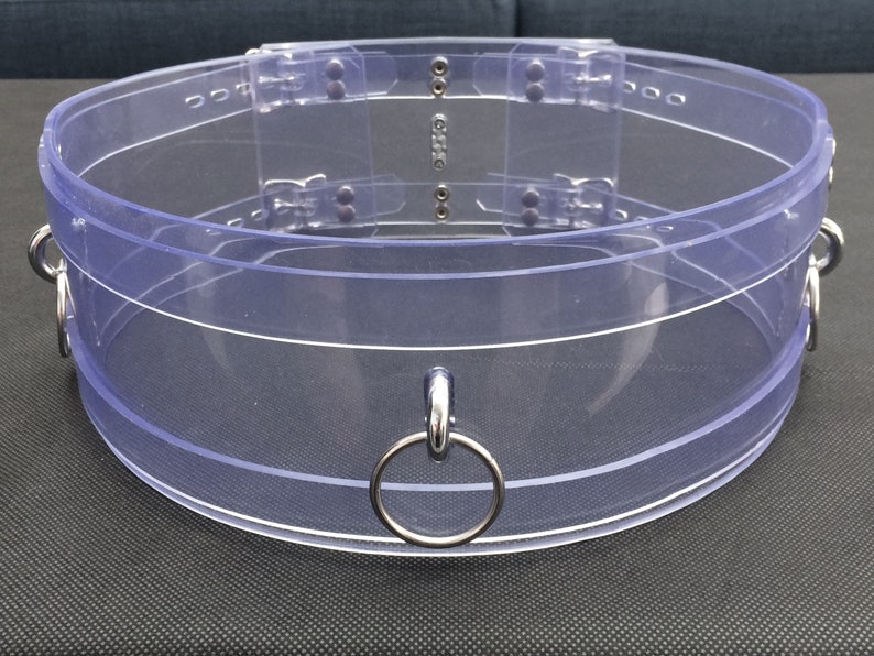 Handmade Clear PVC Lockable Bondage Waist Belt - Etsy