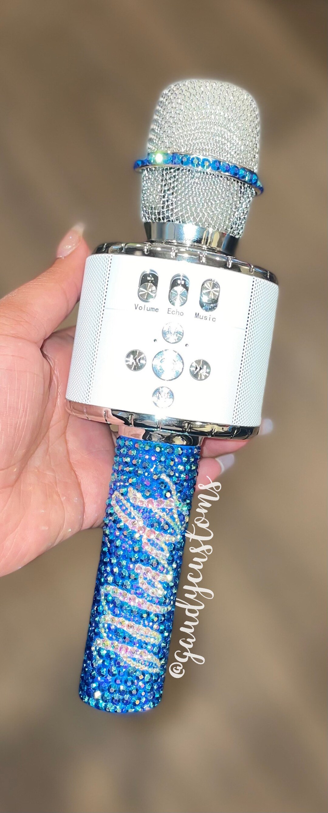 Bling Karaoke Mic - Etsy