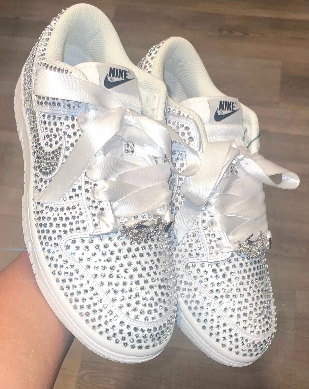 Full Bling Sneakers (womens) - Etsy