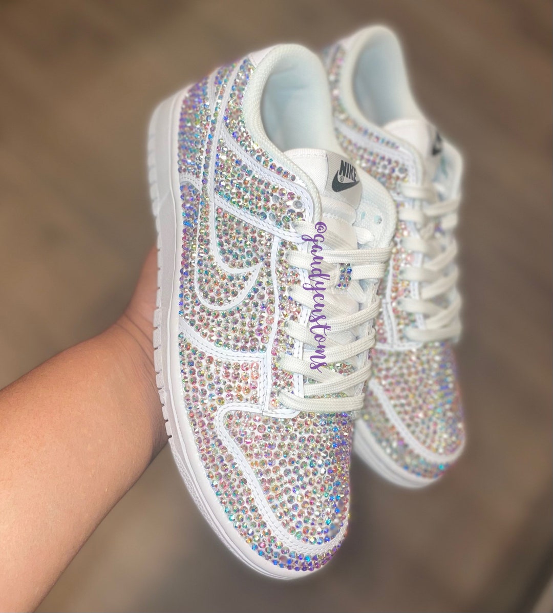 Full Bling Sneakers womens - Etsy