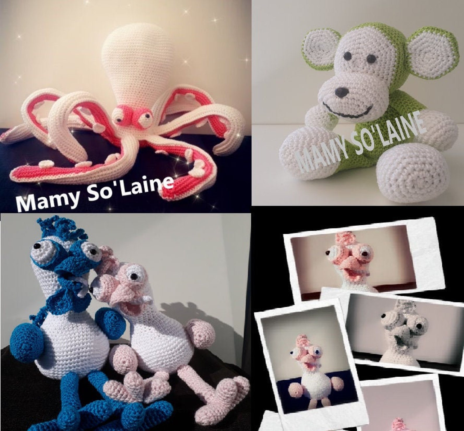 4 Crochet Animal Tutorials - Etsy