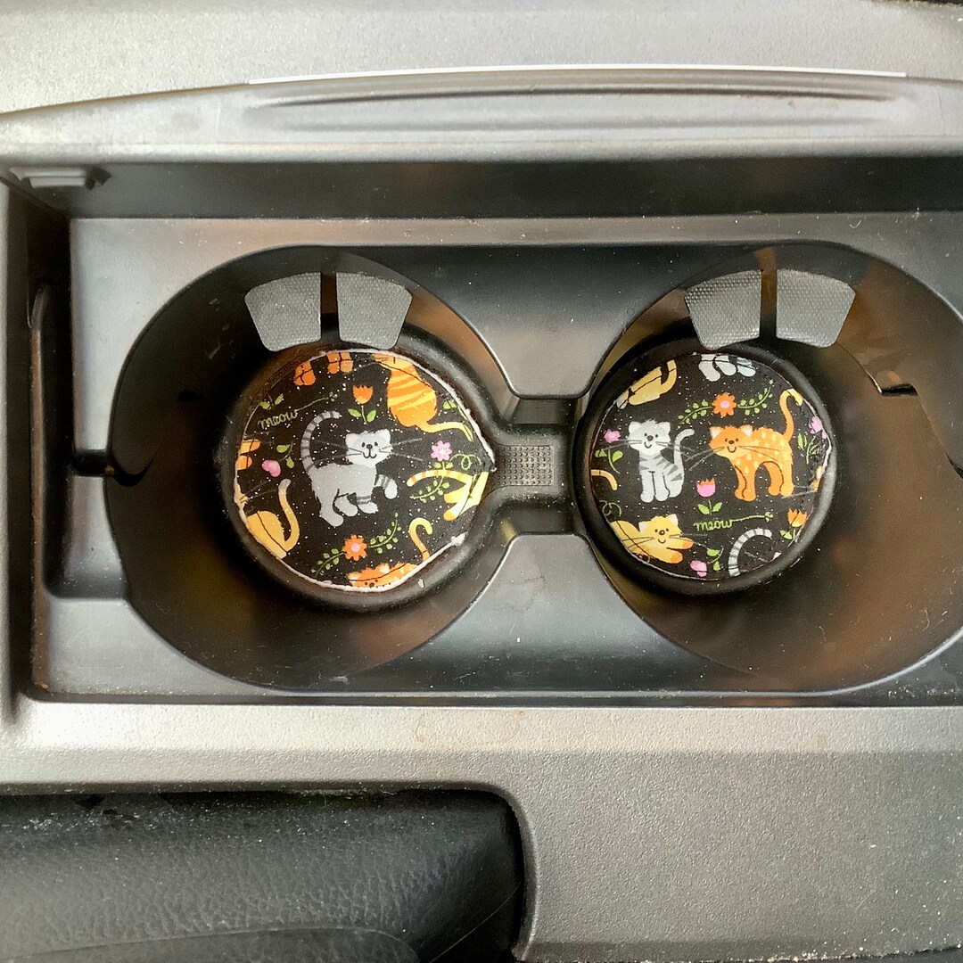 Car Cupholder Coaster, Custom Cup Drip Protector, Mug Holder Pad ...