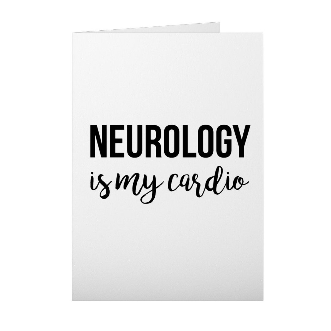 Neurology Card, Neurology Gift, Card for Neurologist, Funny Neurologist ...