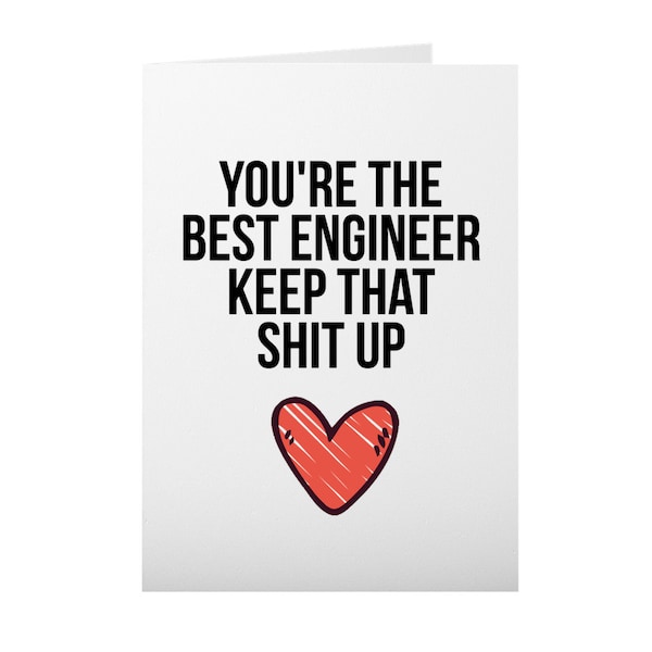 Engineer Card - Etsy