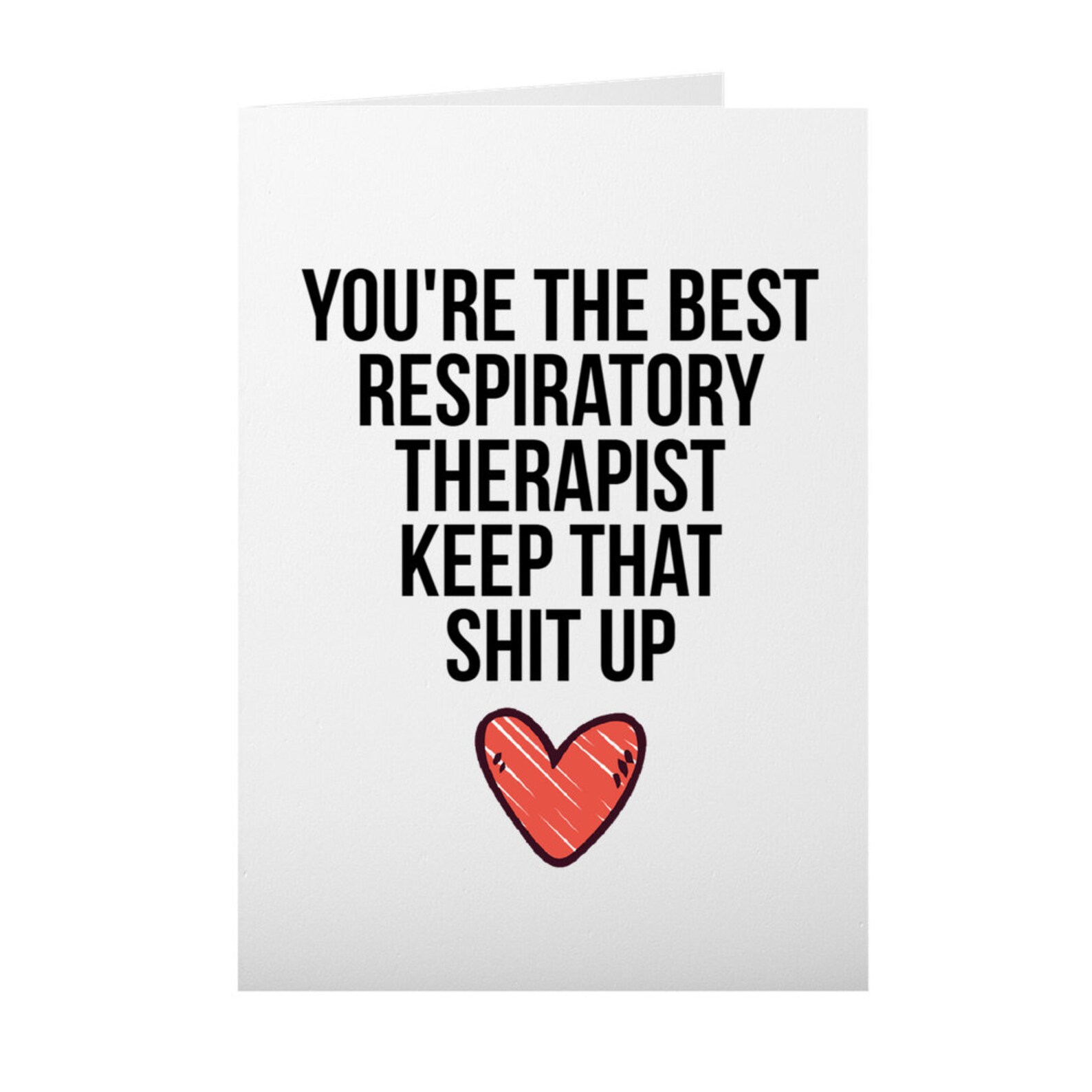 Respiratory Therapist Card, Therapist Gift, Card for Therapist ...