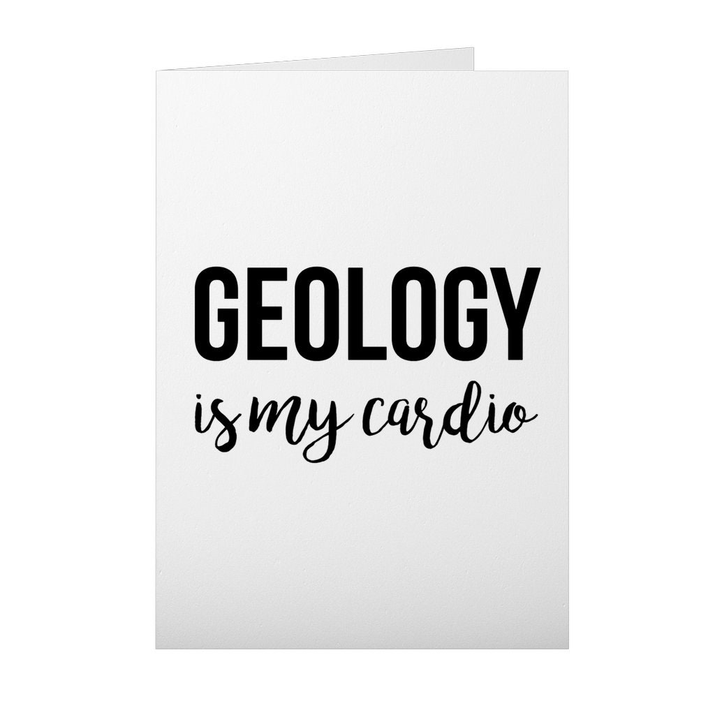 Geology Card Geologist Gift Card for Geologist Gift for - Etsy