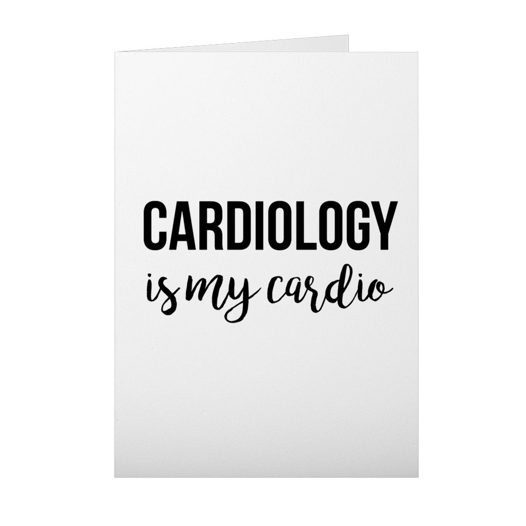 Cardiology Card Cardiology Gift Card for Cardiologist Gift - Etsy