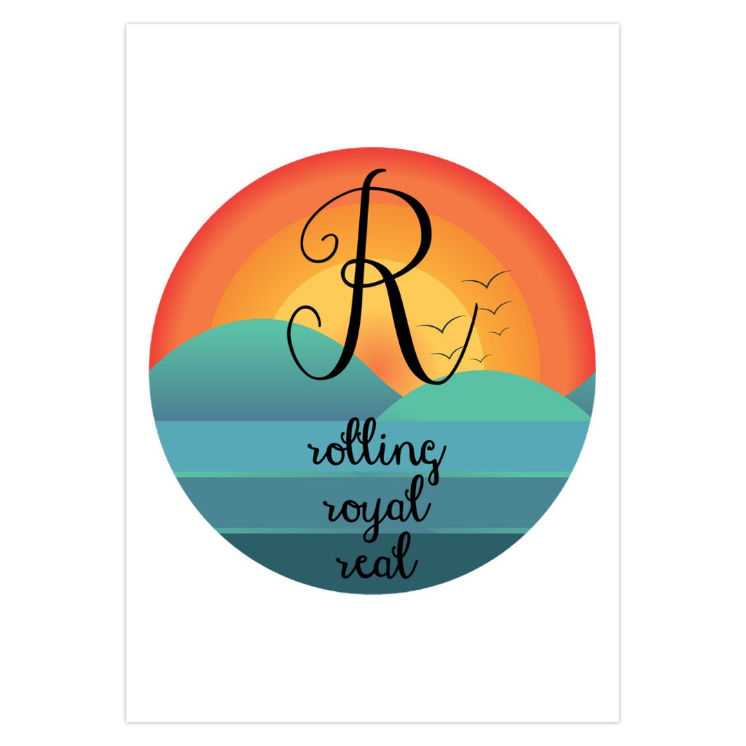 Letter R Card, Letter R Gift, Card With Letter R, Initial R Card ...