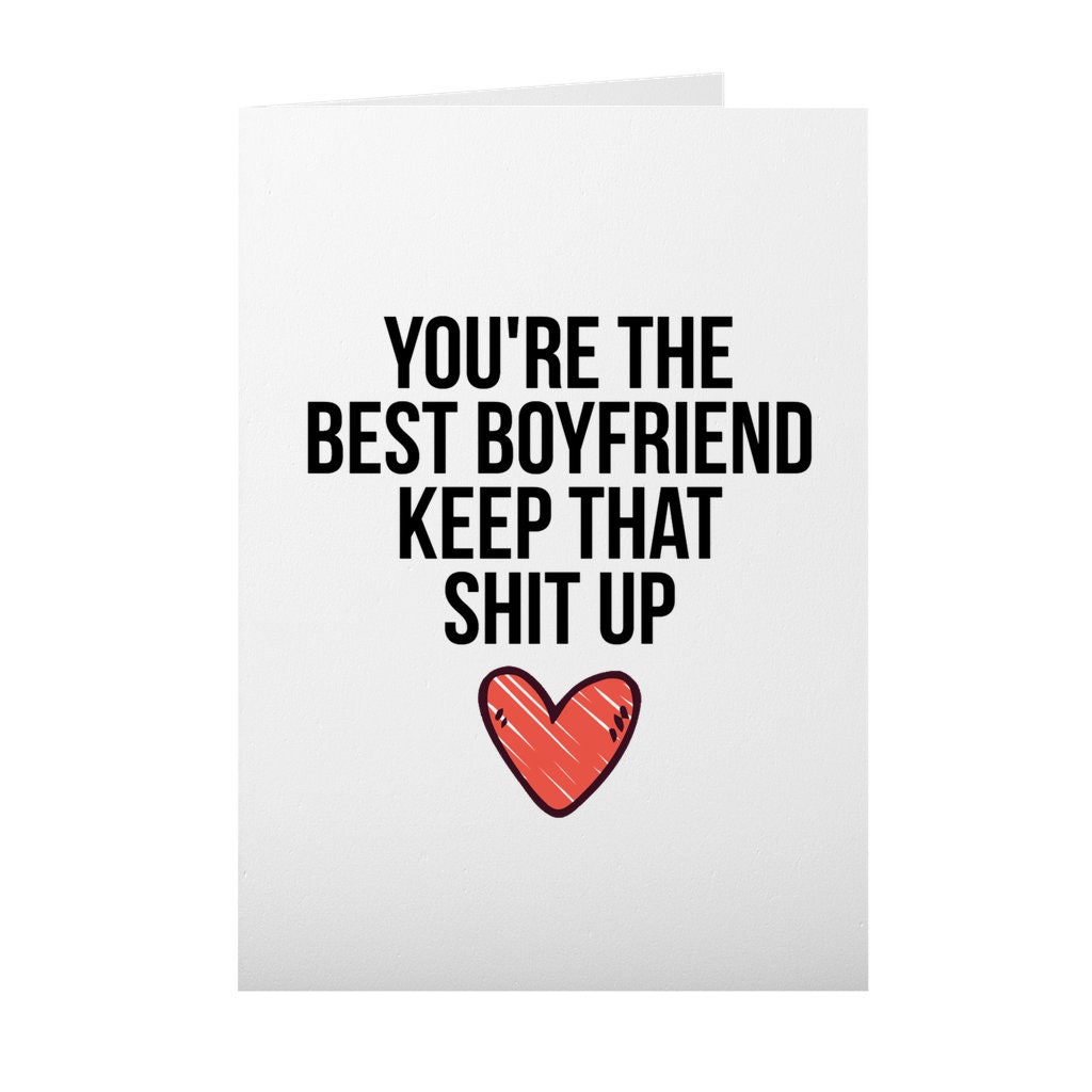 Boyfriend Card Boyfriend Gift Gift for Boyfriend Funny - Etsy