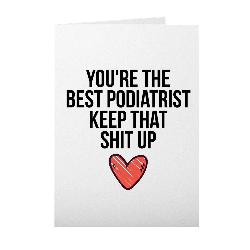 Podiatrist Card, Podiatrist Gift, Card for Podiatrist, Funny Podiatrist ...