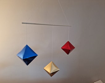 Montessori Octahedron Mobile - Etsy