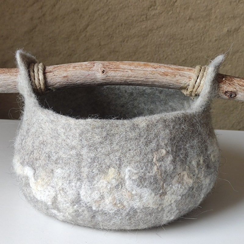 Felted Wool Bowl - Etsy