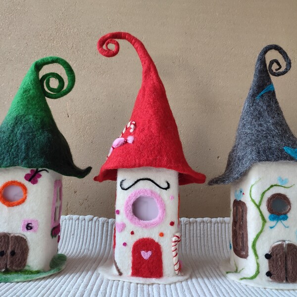 Felted Fairy Lamp - Etsy