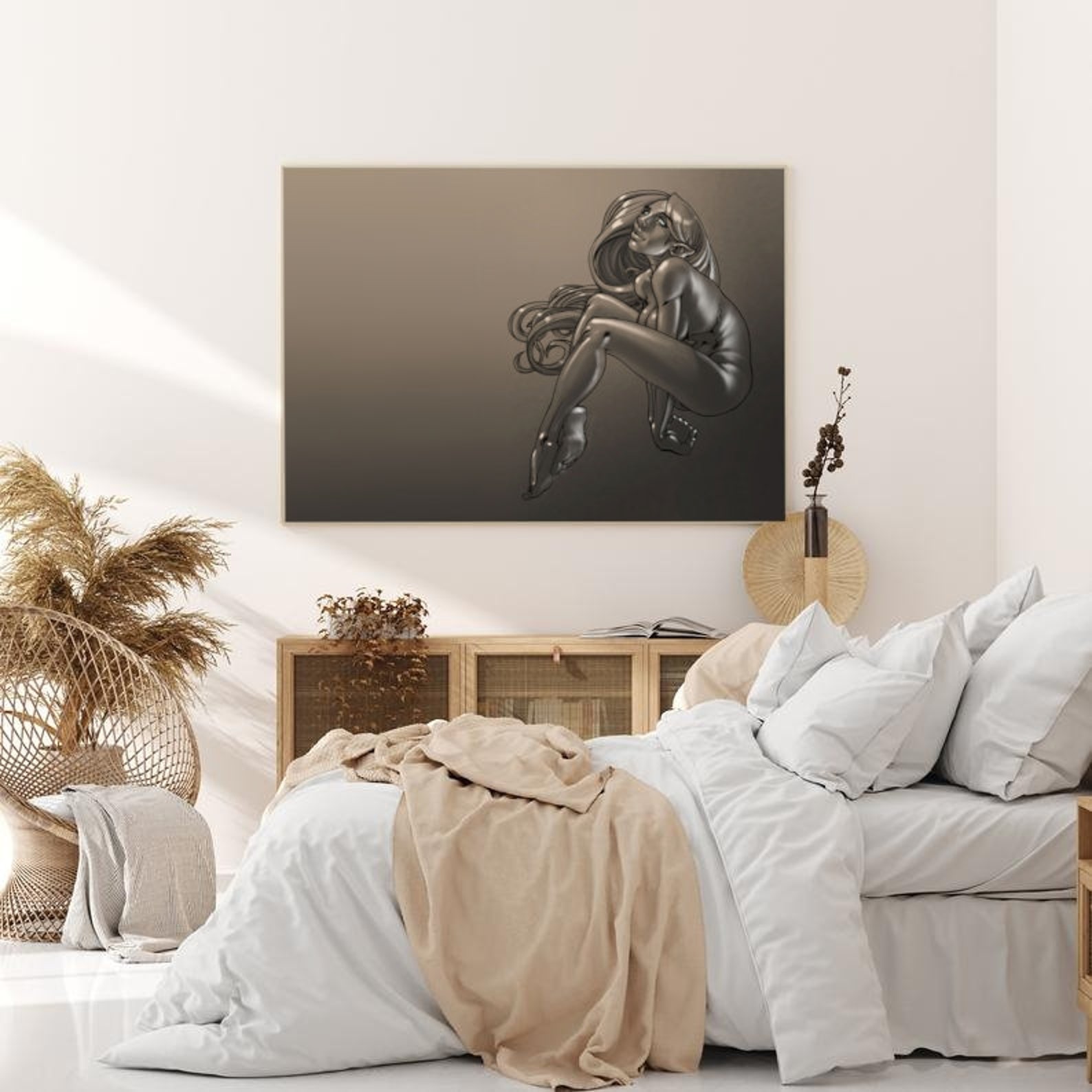 Sexy Room Decor Sexy Bedroom Art Above Bed Decor Black Etsy