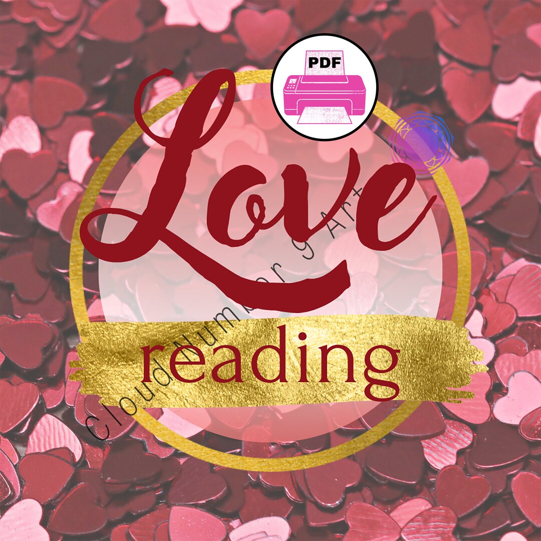 Love Reading Printable PDF | Relationship | Tarot Reading | Psychic ...