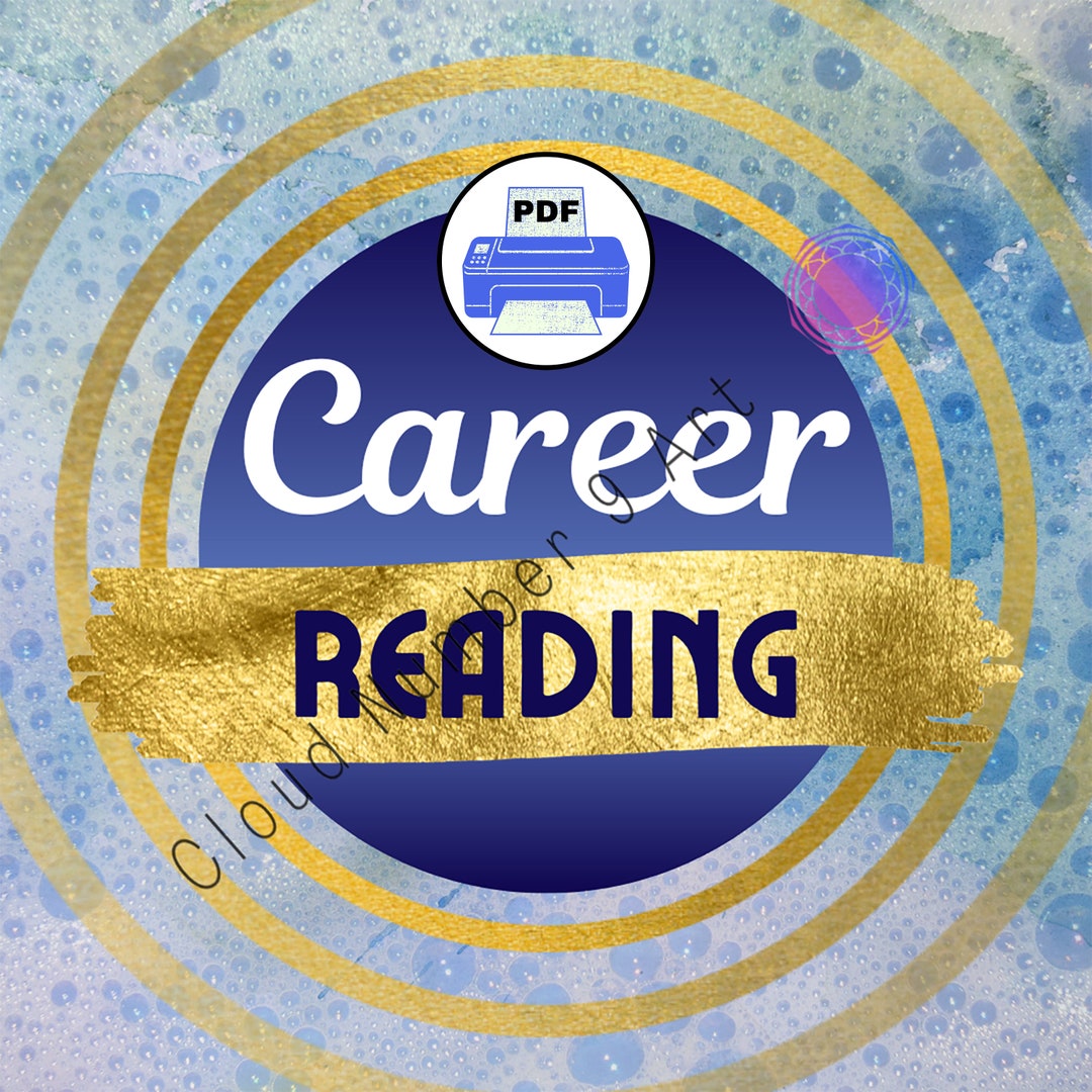 Career Reading Printable PDF | Tarot Reading | Psychic Reading ...