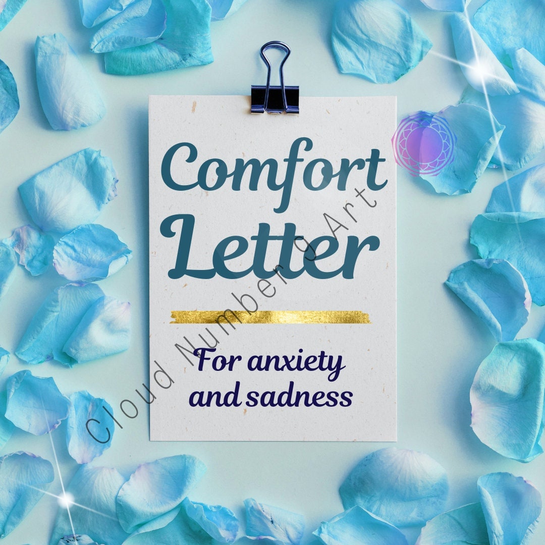 Comfort Letter for Sadness and Anxiety | 48H From Purchase | Spiritual ...