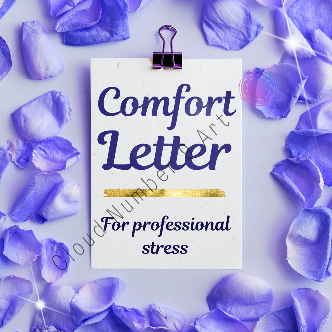 Comfort Letter for Work Stress | 48H From Purchase | Spiritual Advice ...