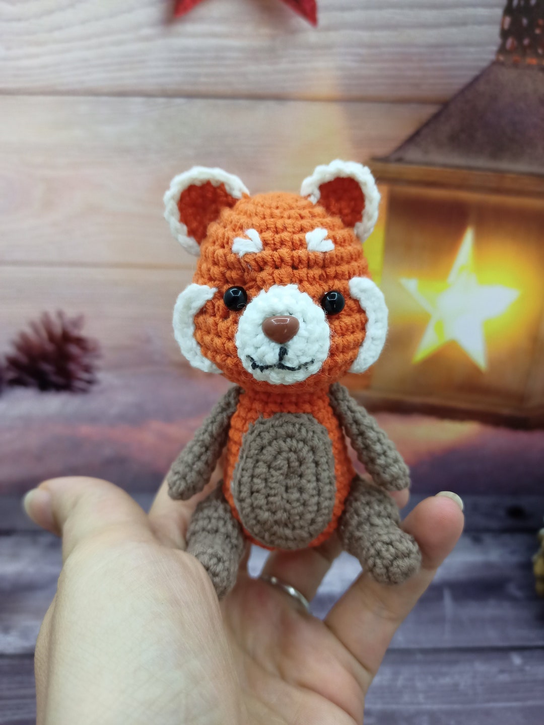 Red Panda Crochet Pattern - Etsy
