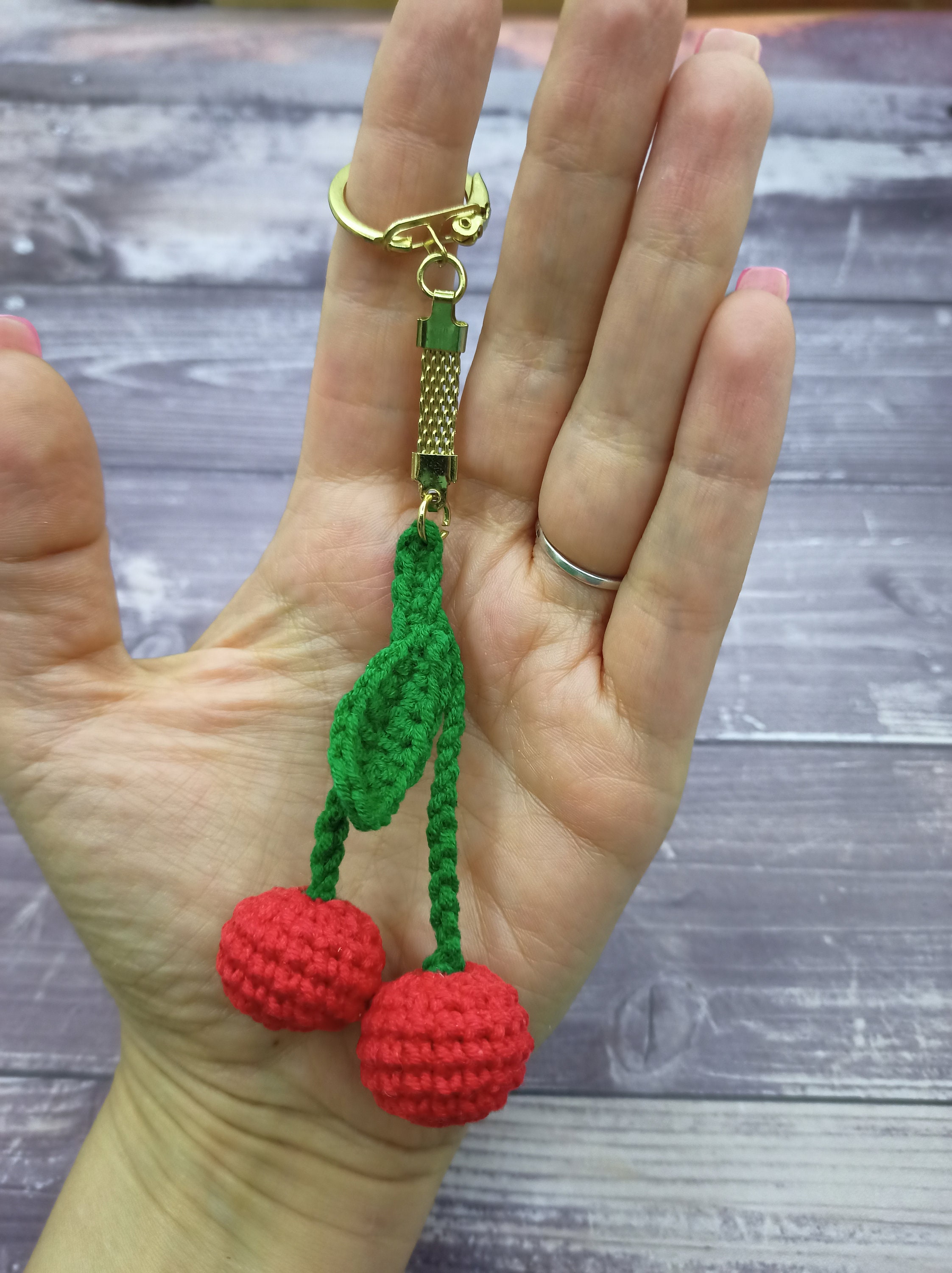 Crochet Food Pattern, Cherry Crochet Pattern - Etsy