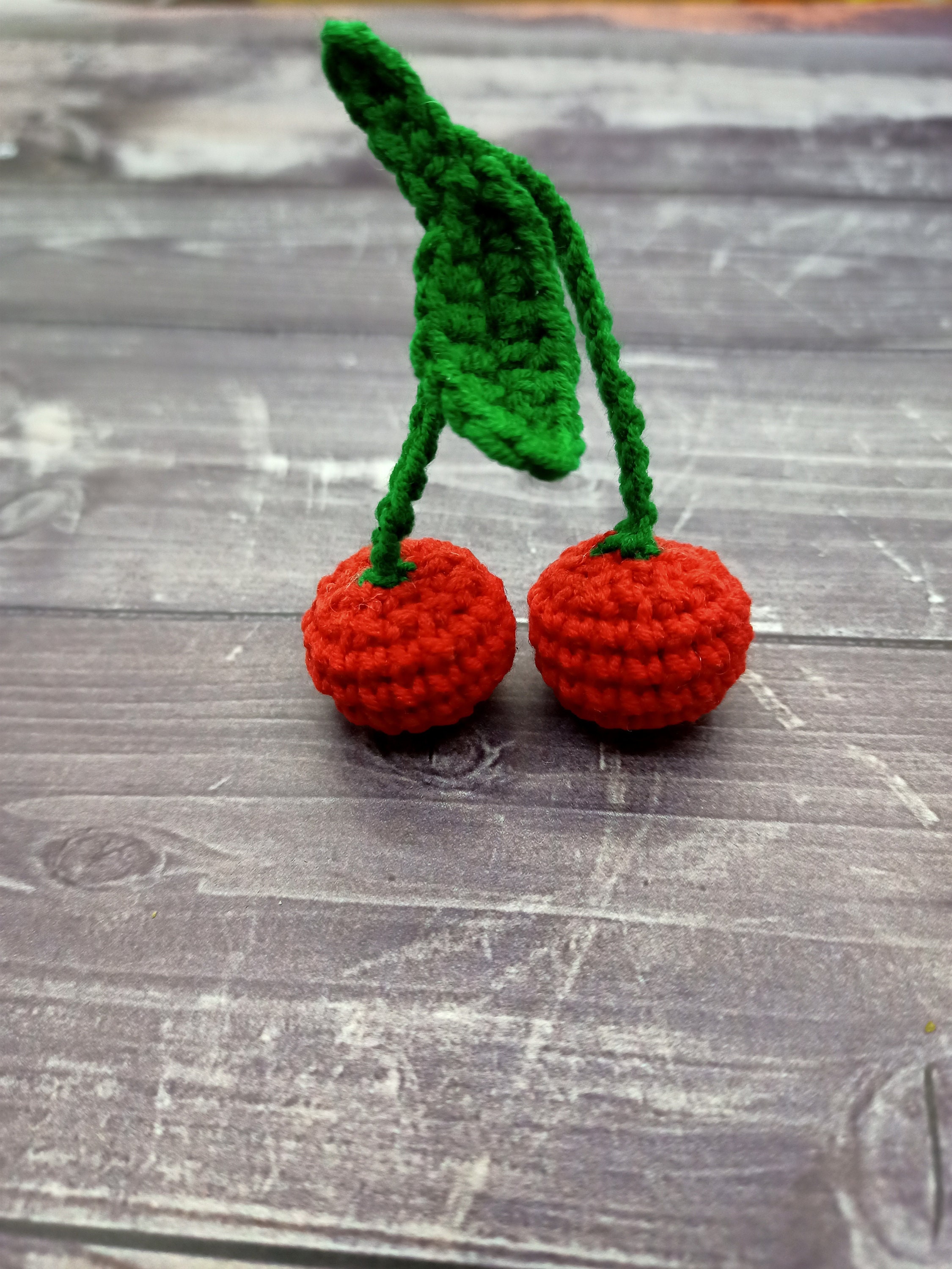 Crochet Food Pattern Cherry Crochet Pattern | Etsy